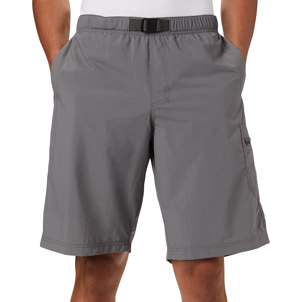 Columbia Men's Palmerston Peak Short, Waterproof, UV Sun Protection Swimwear, City Grey, Large x 9
