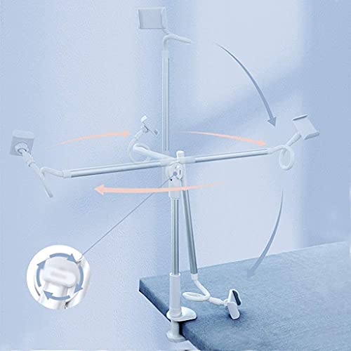 N/A Cell Phone Clip Holder,for Bedroom Desktop Office Bathroom Kitchen, Rotate Freely Lazy Bracket Holder