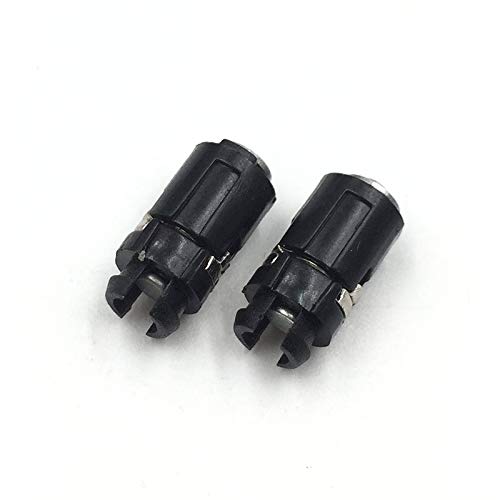 Replacement Rotating Shaft Spindle Hinge Axis for GBA SP for Gameboy Advance SP (2X Black)