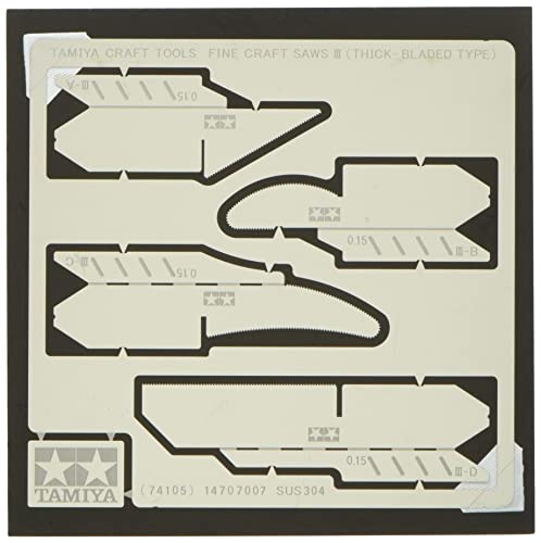 Tamiya Fine Craft Saws 0.15mm TAM74105 Handsaws and Parts