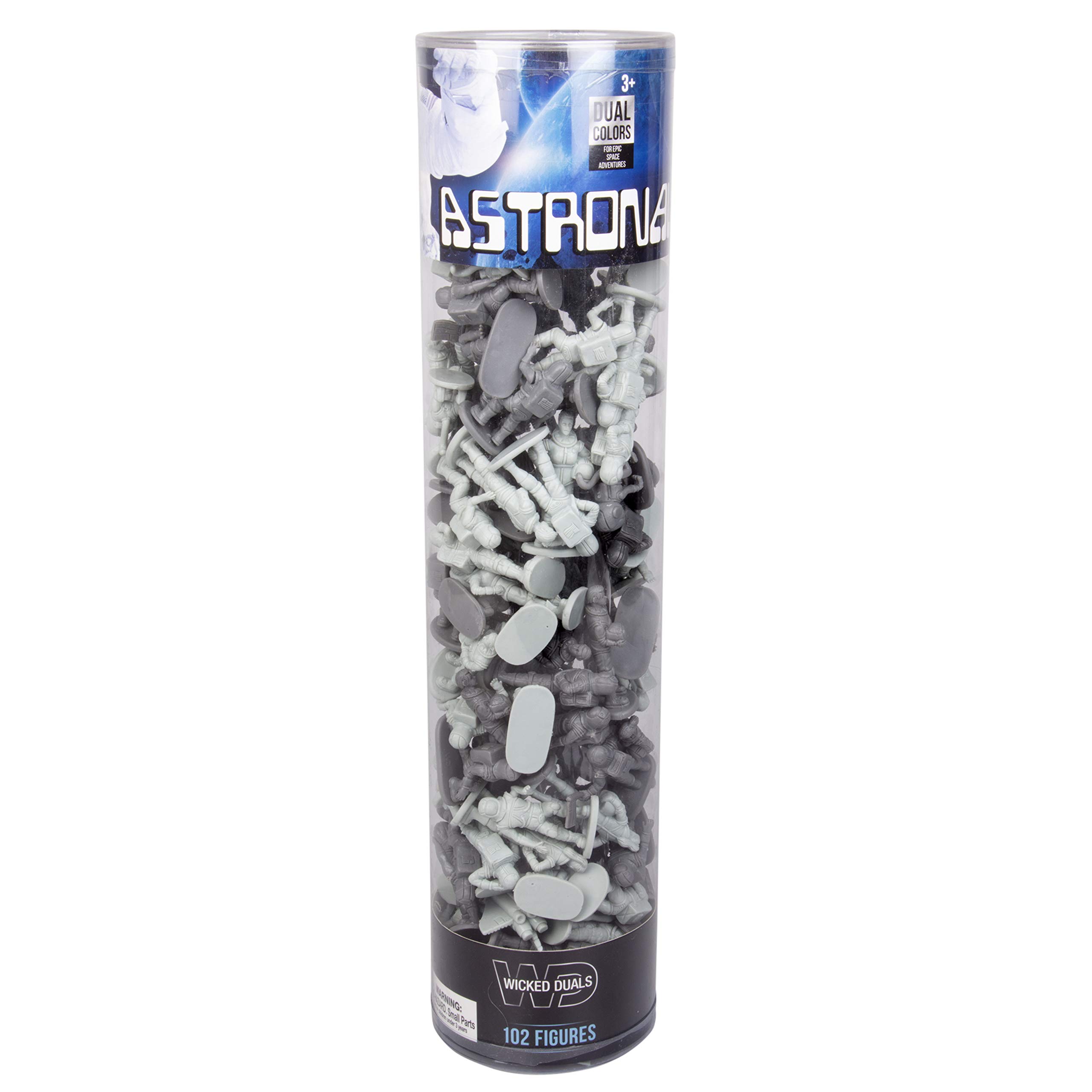 Space & Astronaut Action Figure Toy Playset- 100+ Pcs with 11 Unique Characters- Astronauts, Asteroids, Rockets, & More- Great for Party Favors, Decorations, Dioramas, School Projects, Gifts for Kids