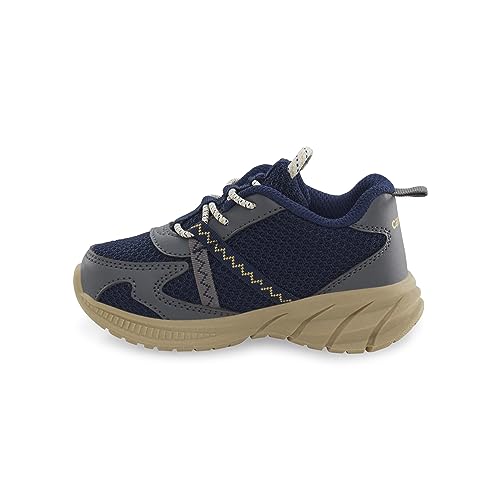 Carter's Kids Angelo Sneaker, Navy, 10 US Unisex Toddler