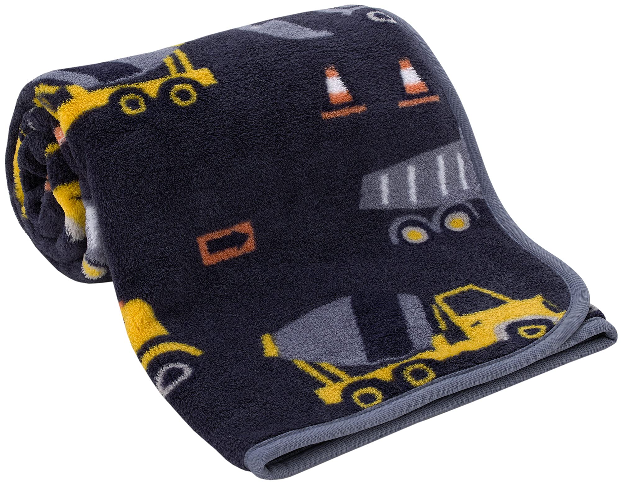 Carter's Construction Toddler Throw Blanket - 30" x 45" - Super Soft, Plush, Warm and Comfortable