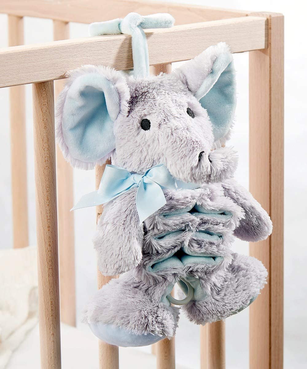 Lil' Llama Baby Musical Pull Toy - Infant Baby Elephant Musical Toy for Crib or Playpen Plays Brahms Lullaby - Entertain Baby with Music – Pull-Down Musical Toy - Soft Pull String Musical Toy