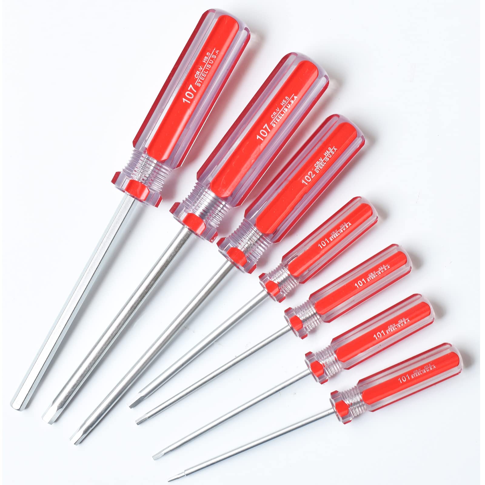 Hex Screwdriver Set Metric MM Sizes 7PCS Precision 1.5mm 2.0mm 2.5mm 3.0mm 4.0mm 5.0mm 6.0mm Allen Wrench for TRX4 Arrma Helicopter Drone Boat RC Cars Quadcopters and More (7)