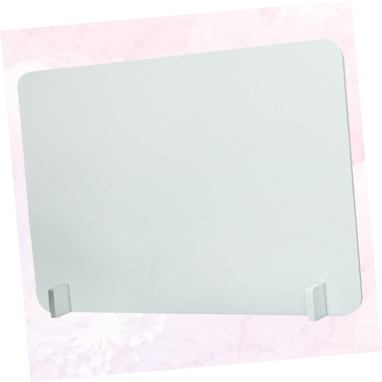 COOPHYA Desk Dividers for Students Privacy Table Desk Shelf Desk Table Divider Panels Desk Separator Panel Acrylic Desk Panels Privacy Desk Divider Splatter Guard Oven White Frosted Office