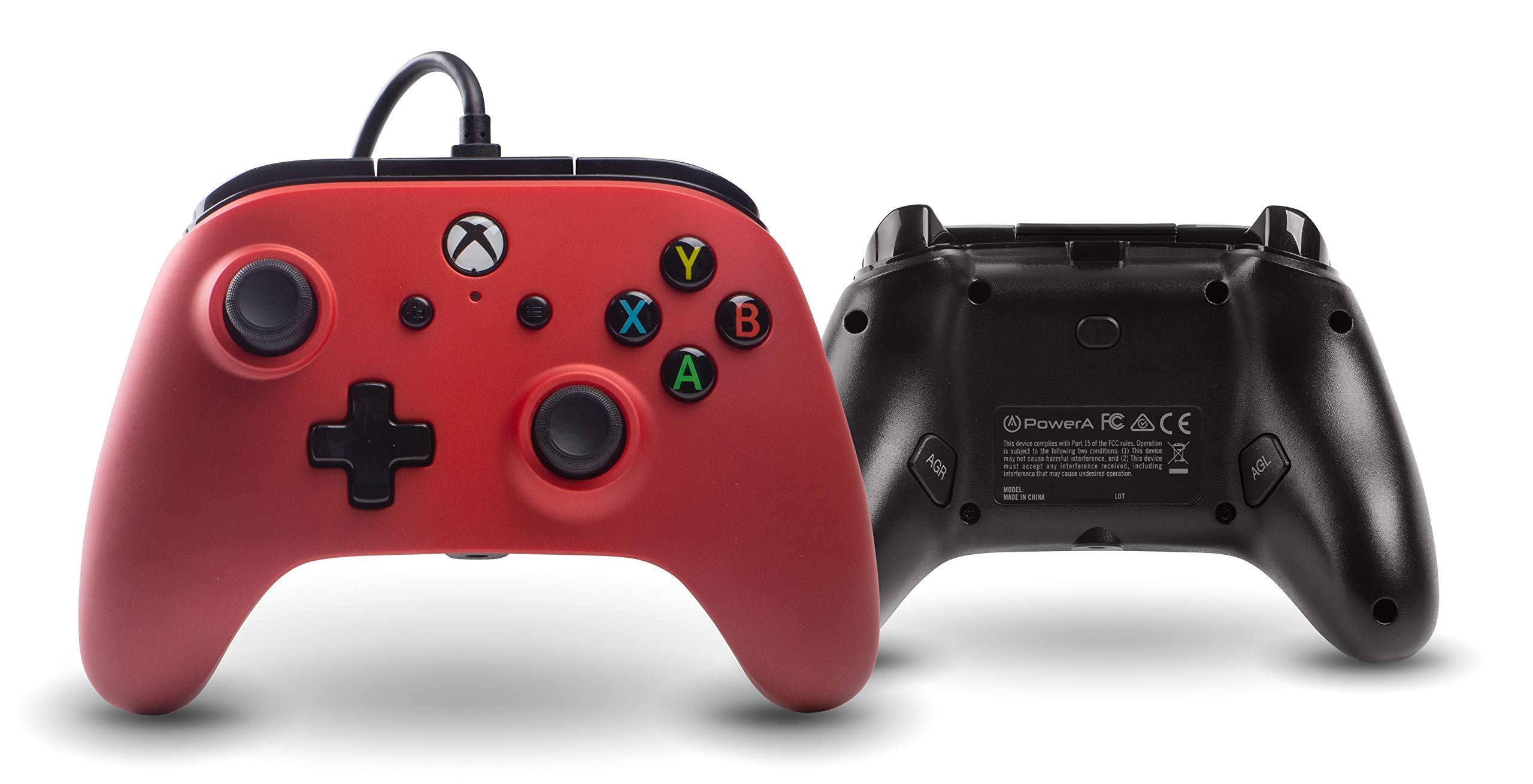 Power A Enhanced Wired Controller for Xbox One & Windows 10 - Red