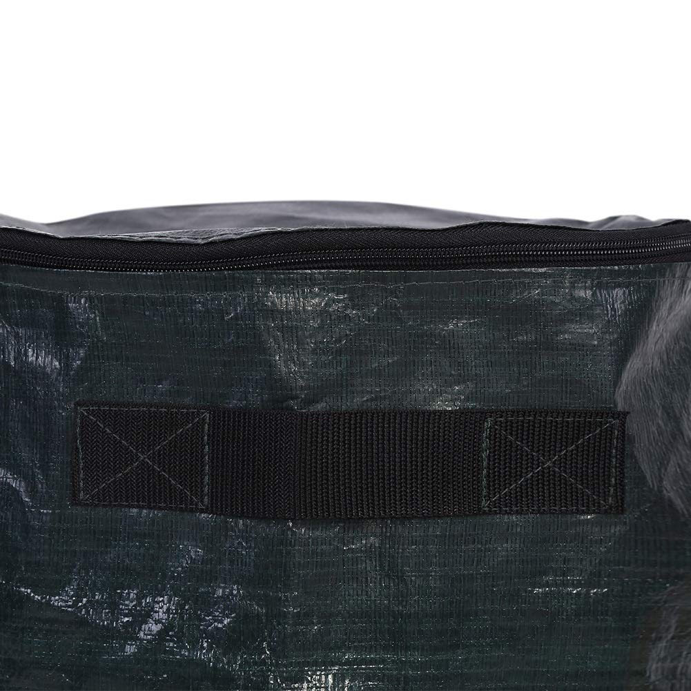 Mintata Collapsible Compost Bag, 2 Sizes Kitchen Garden Yard Organic Waste Compost Bag Environmental Friendly PE Growers Bags (Size : 3560cm)