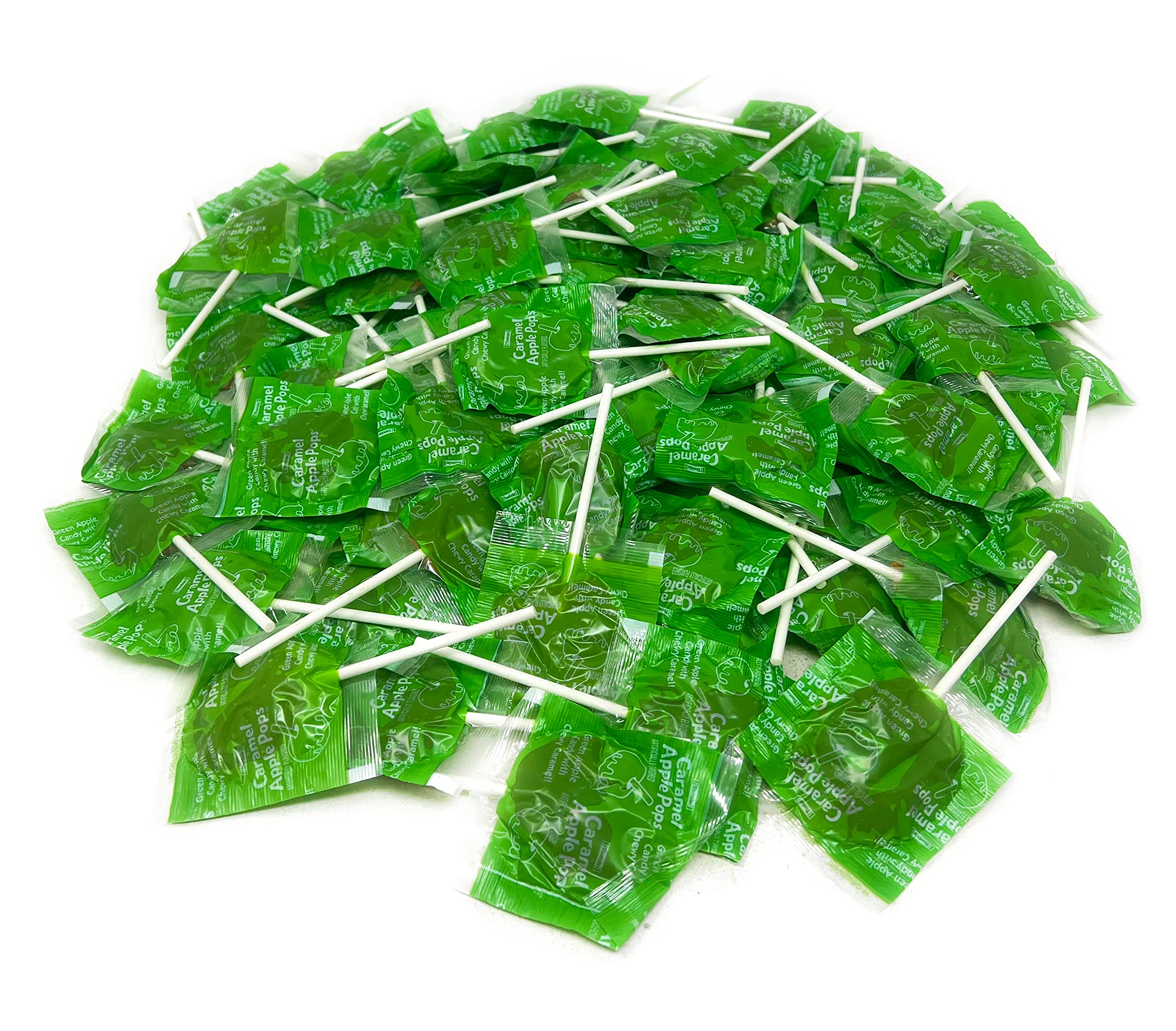 Carmel Apple Tootsie Pops Bulk Lollipops Suckers Filled With Chewy Tootsie Roll Candy Single Flavor Value Pack In Resealable Bag 2 lbs (32 Oz) 50+ Pcs (PACKAGING MAY VARY)