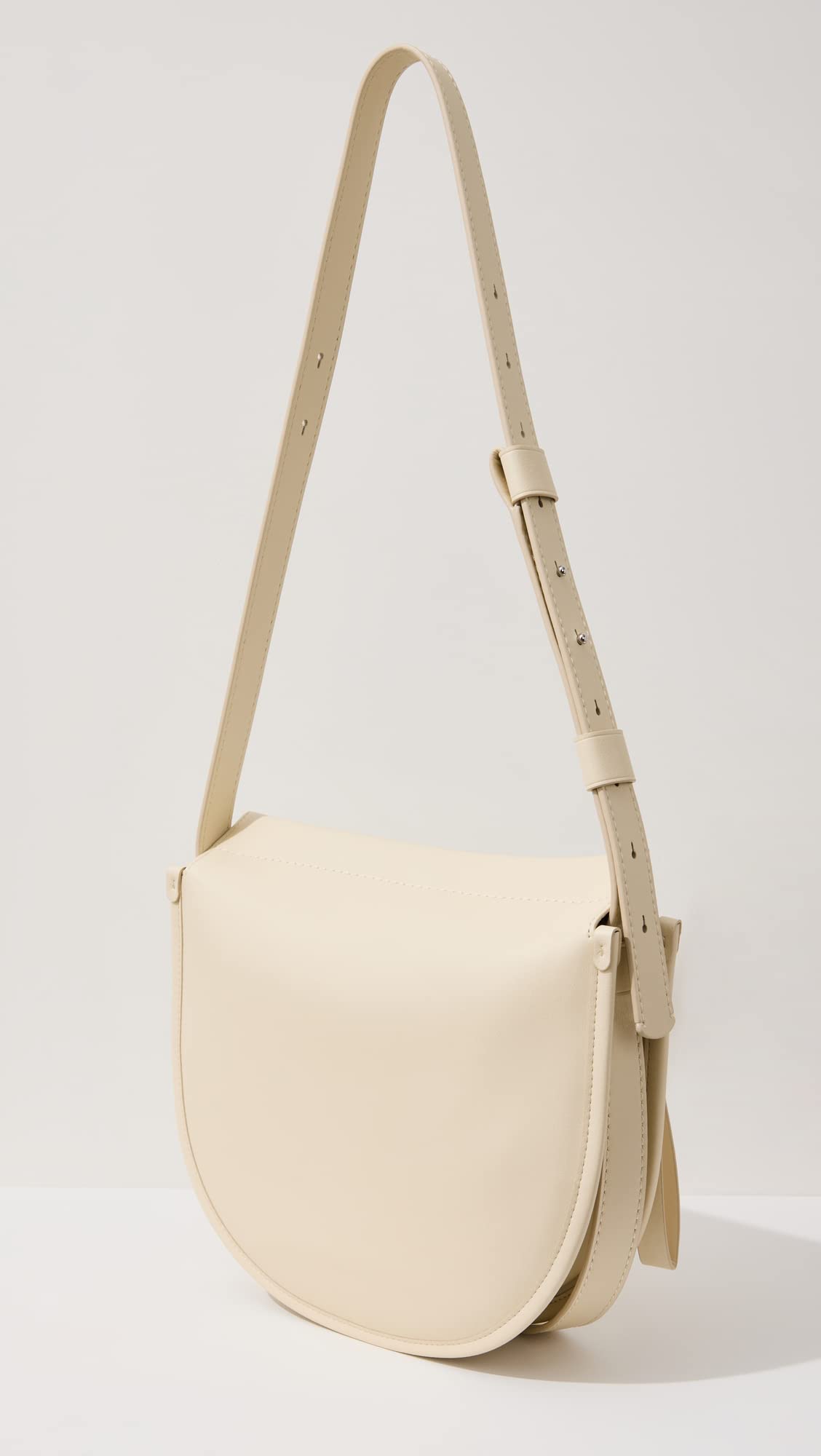Proenza Schouler White Label Women's Medium Baxter Leather Bag, Ivory, One Size