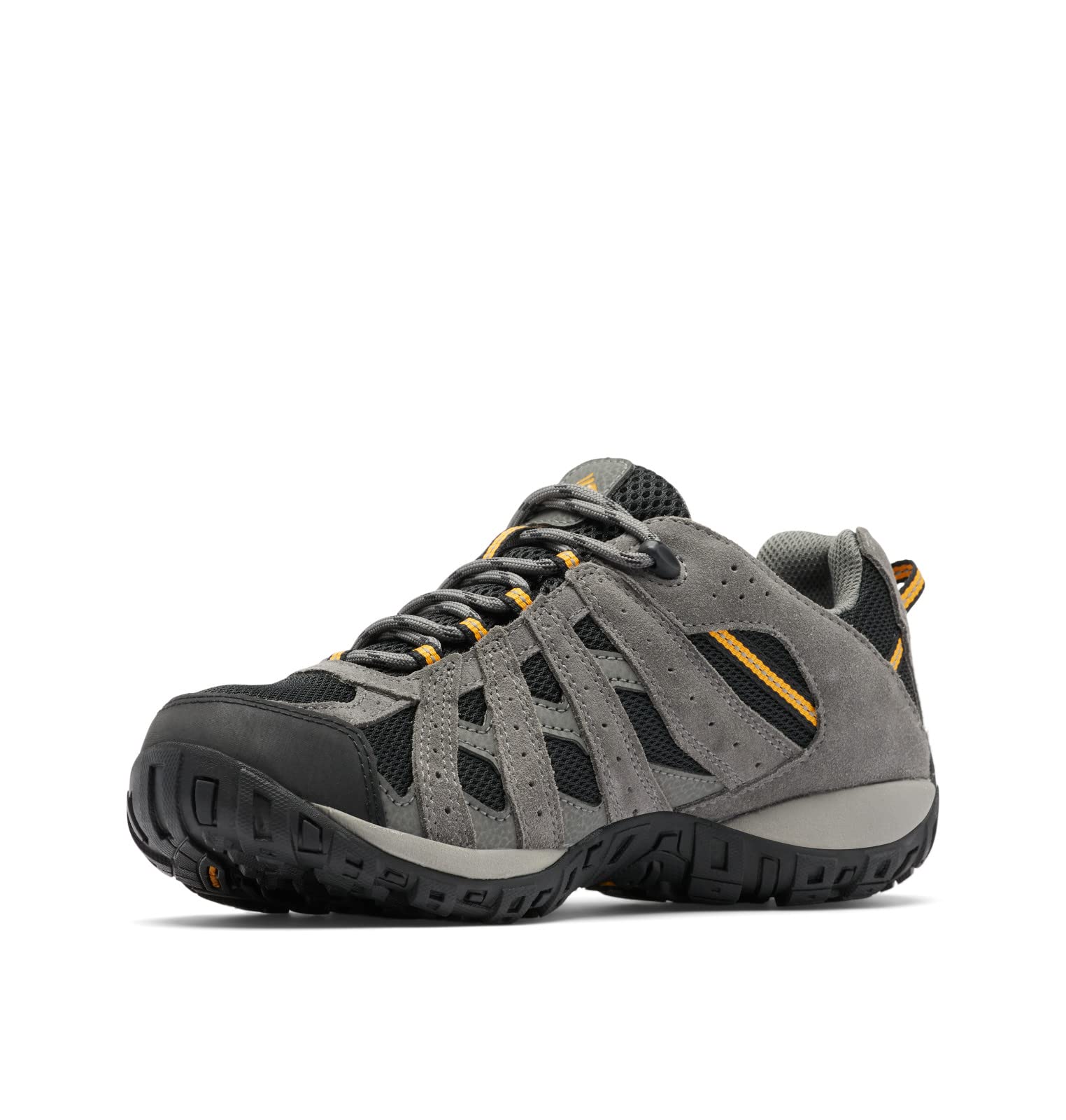 Columbia Men's Redmond Waterproof Hiking Shoe, Black, Squash, 10 D US