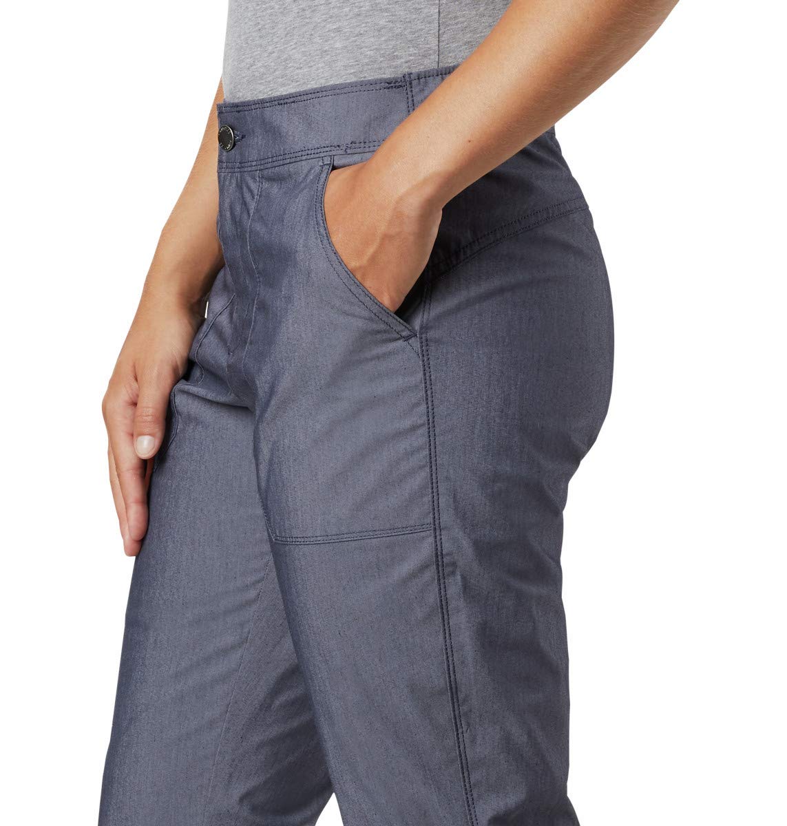 Columbia Women's Standard Longer Days Pant, Nocturnal Heather, 2 x Regular