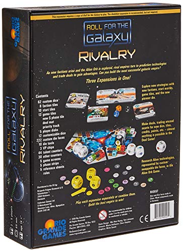 Rio Grande Games Roll for The Galaxy Board Game: Rivalry Expansion (Rio557)