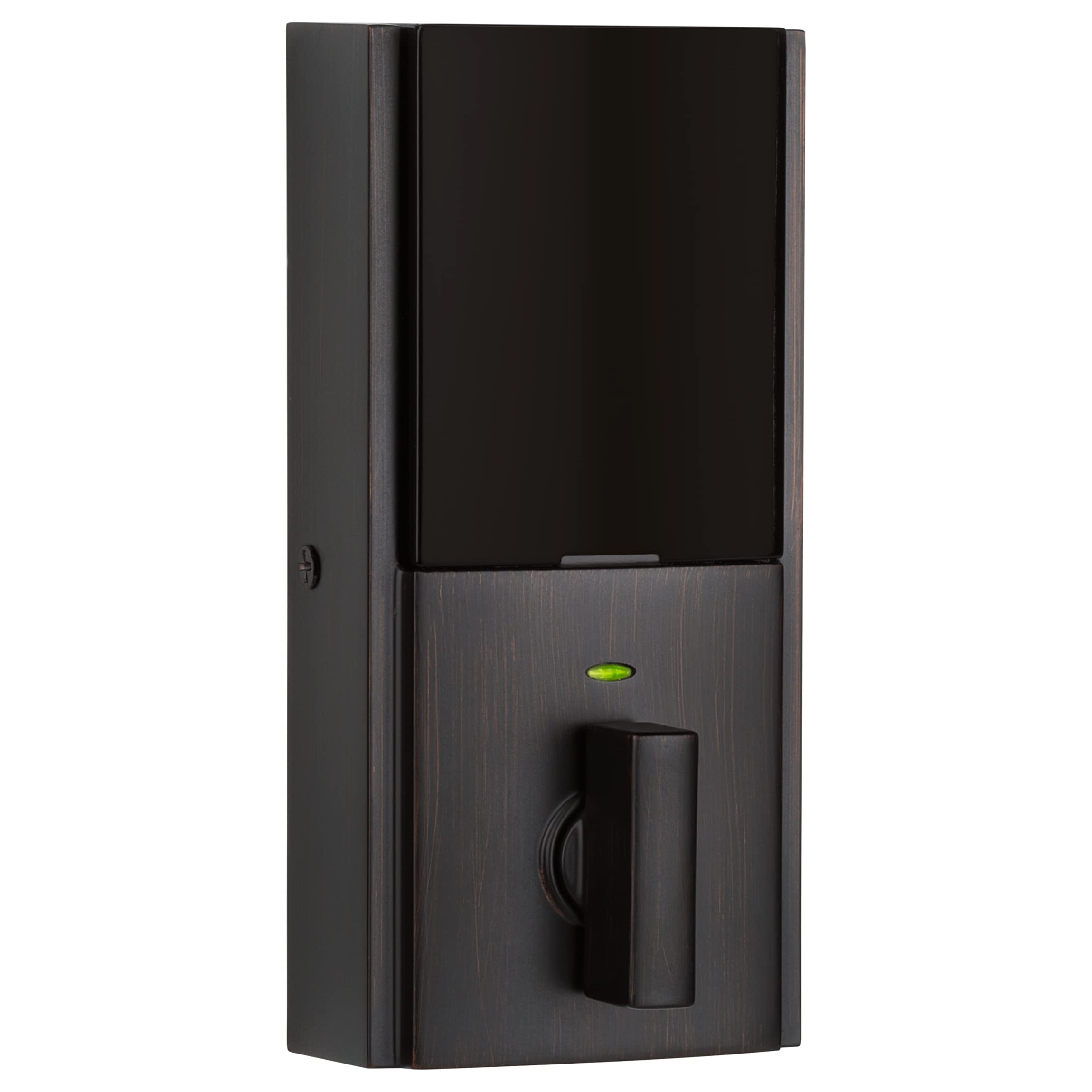 Kwikset 99160-017 SmartCode 916 Contemporary Smart Lock Touchscreen Electronic Deadbolt Front Door Lock with SmartKey Security and Z-Wave Plus in Venetian Bronze