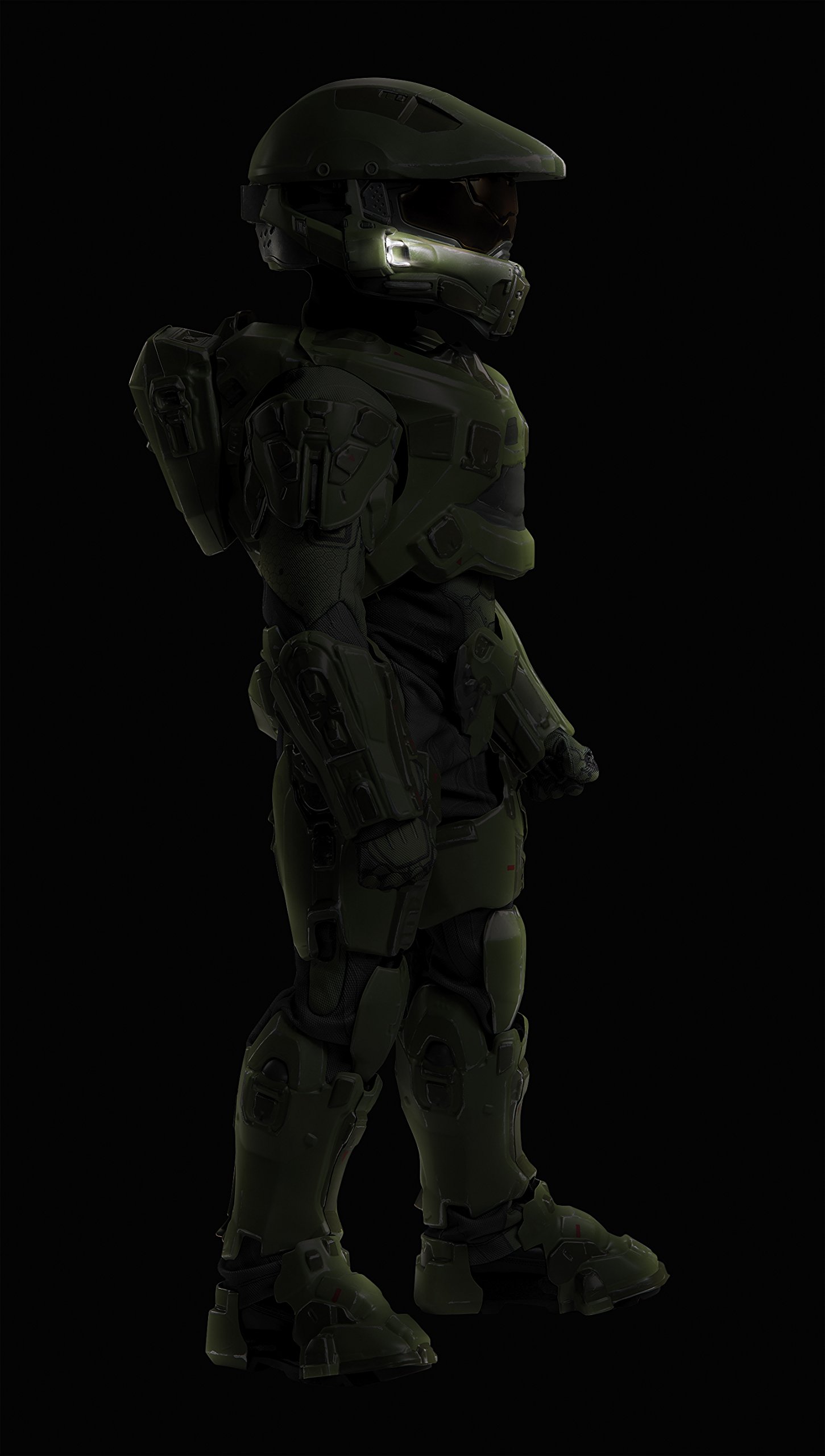 Disguise Child Master Chief Ultra Prestige Costume Medium, Army Green & Halo Plasma Blaster Costume Accessory
