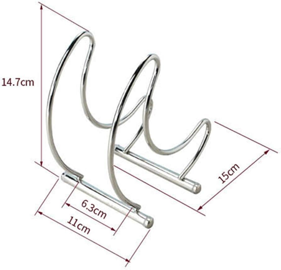 NEIDE Kitchenware Rack Pot Lid Holder Spoon Rest Pan Cover Knife Shelf C Board Drying Stand Rack Organizer-Wave Pan Pot Cover Spoon Lid Shell Rack Stand Holder Home Kitchen Utensils Pot Lid