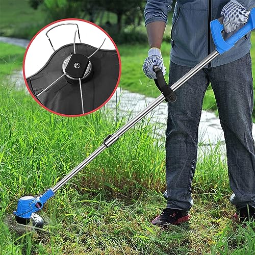 NeJesZoe 10 Pieces String Trimmer Head,Electric Weed Eater Wire Replacement Head,Steel Wire Trimmer Spool Line,Weed Trimmer Cutter Head for Cordless Grass Trimmers with Bore 0.2inch/5.5mm
