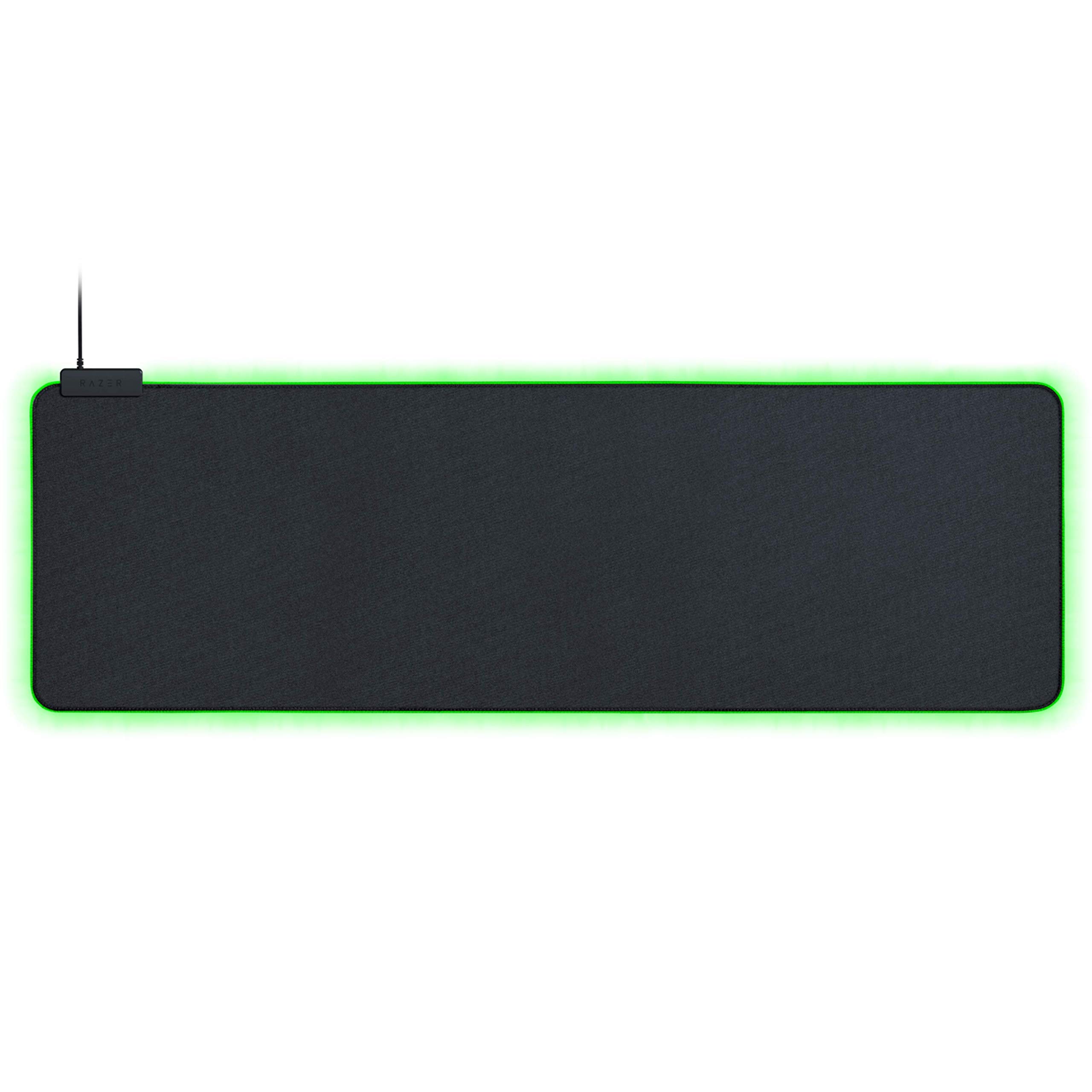 Razer Nommo Chroma: Custom Woven 3" Glass Fiber Drivers, Black & Goliathus Extended Chroma Gaming Mousepad: Customizable Chroma RGB Lighting, Soft, Cloth Material, Classic Black