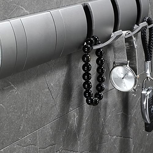 GOOFFY Door Metal Hooks for Hanging Invisible Key Hanger Clothes Robe Hooks Row Hooks Wall Mounted Hook for Rack/Holder/Shelf Door Hooks for Kitchen/Bathroom Hanger