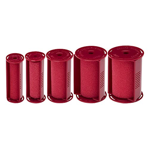 CARUSO 30 Piece Molecular Steam Hairsetter/Hot Rollers | 5 Size Rollers, Conditions as it Curls