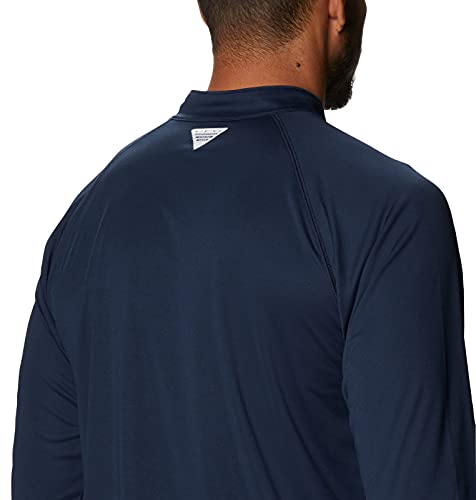 Columbia Men's Terminal Tackle 1/4 Zip, Collegiate Navy/White, 5X