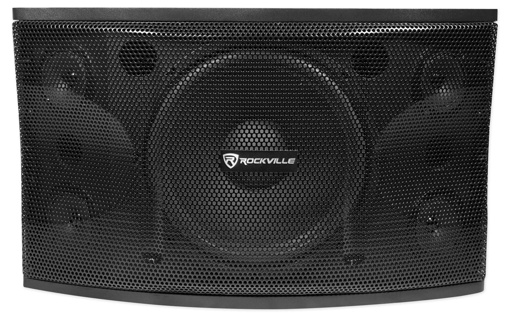 Rockville Karaoke Machine System w/Pair 12" Speakers+Bluetooth Mixer Amp+Mics + Rockville R14GSBR100 Red/Blk 14 Gauge 100' Ft. Mini Spool Car Audio Speaker Wire