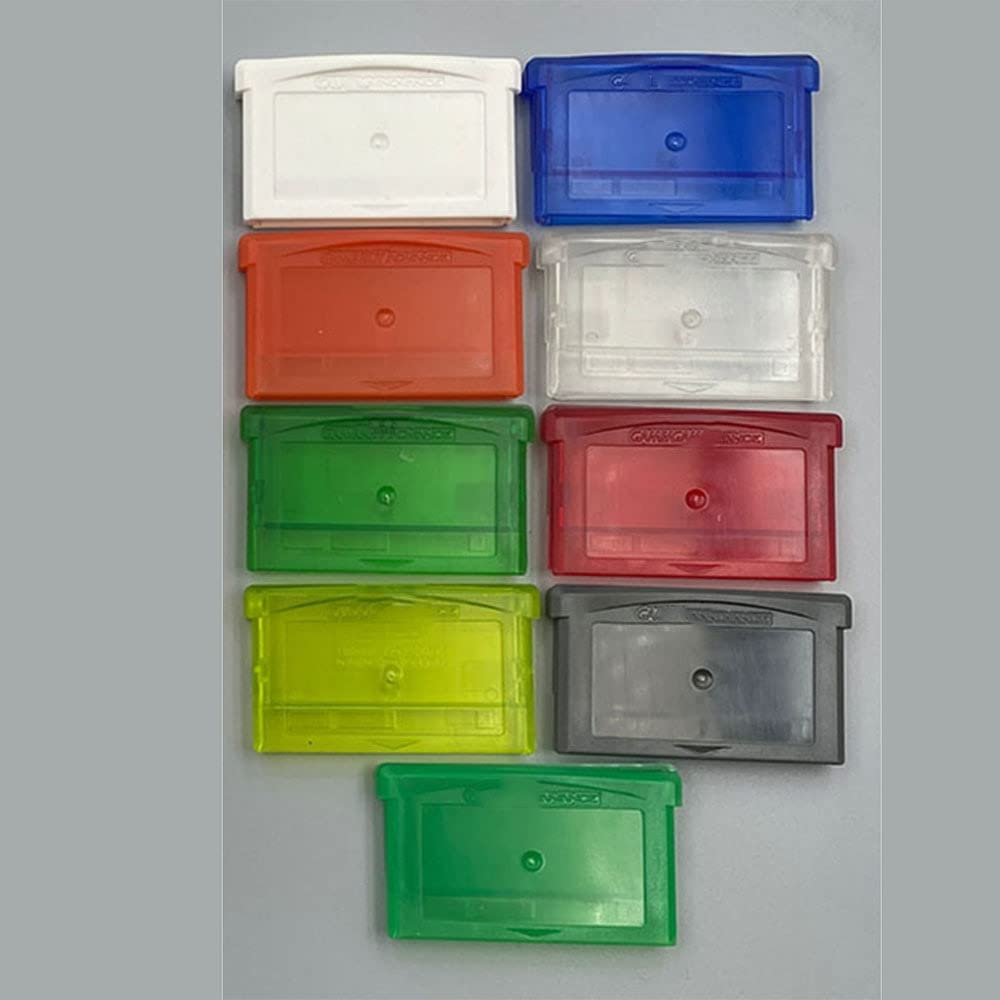 Empty Game Cartridge Shell for Gameboy Advance GBA Case Card Box for GBA GBA SP NDSL NDS GBM (White)