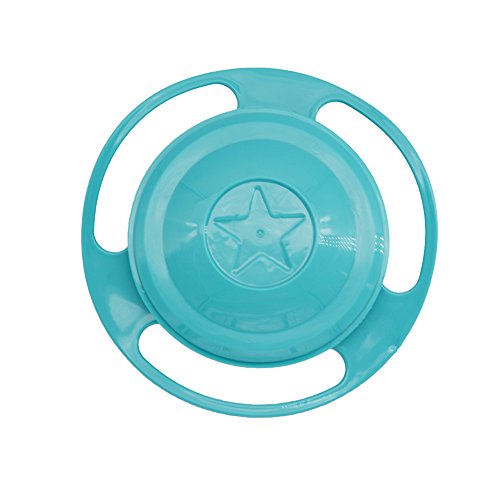 Song Qing Magic Gyro Bowl 360 Degree Rotate Spill-Proof Bowls with Lid Plastic Creative Dishes Practice Feeding Bowls