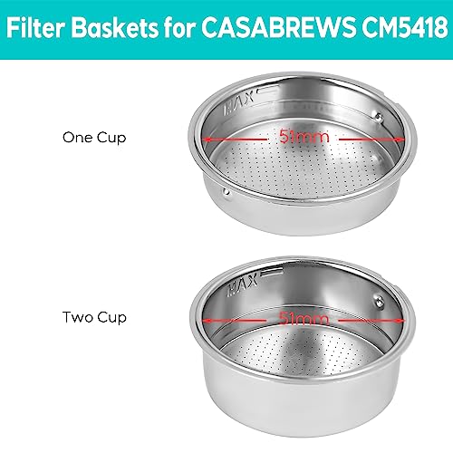 CASABREWS Stainless Steel Espresso Filter