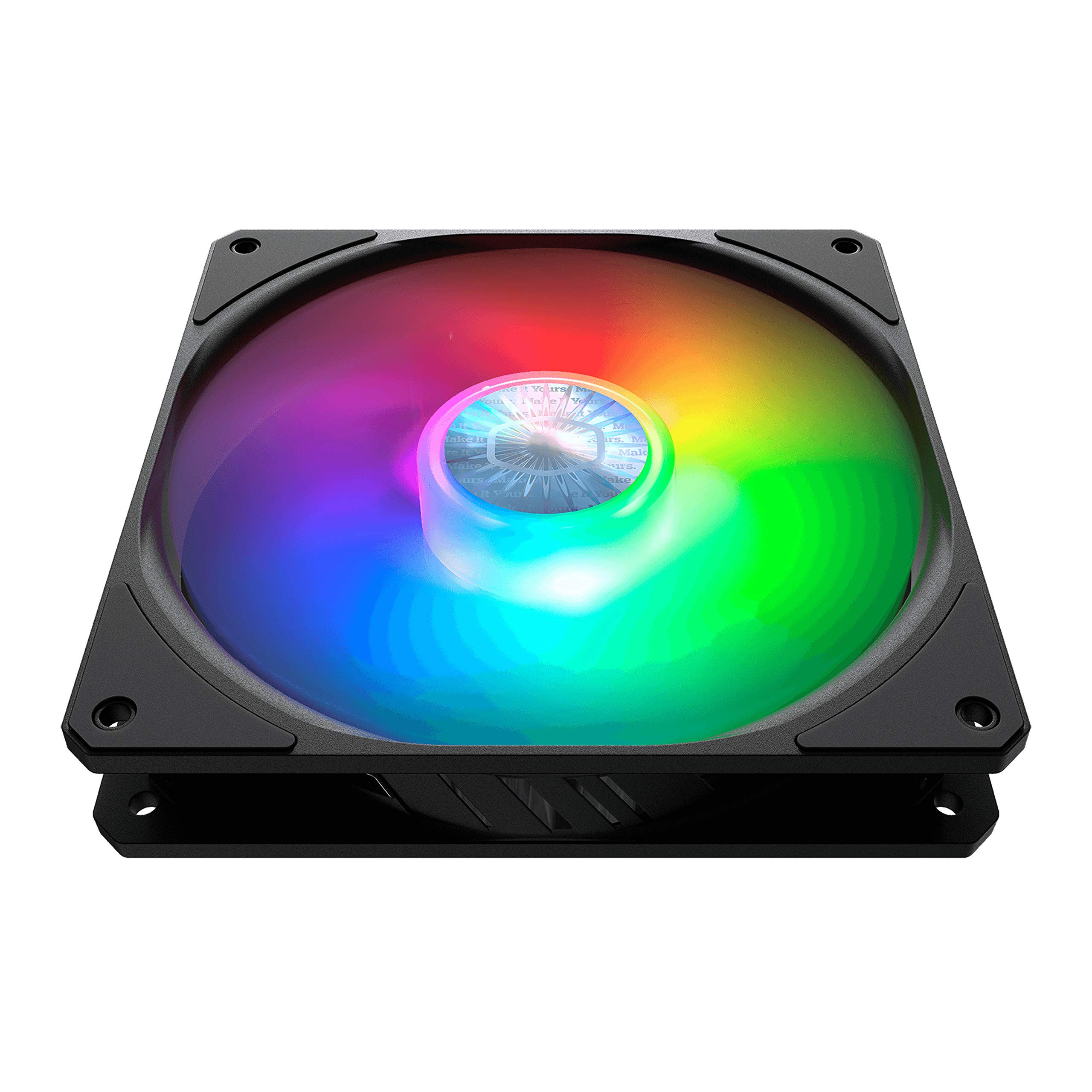 Cooler Master SickleFlow 140 ARGB Case & Cooling Fan - ARGB Motherboard Compatible, Translucent Air Balance Blades, 67 CFM, 2.25 mmH2O, 10 to 27 dBA - ARGB