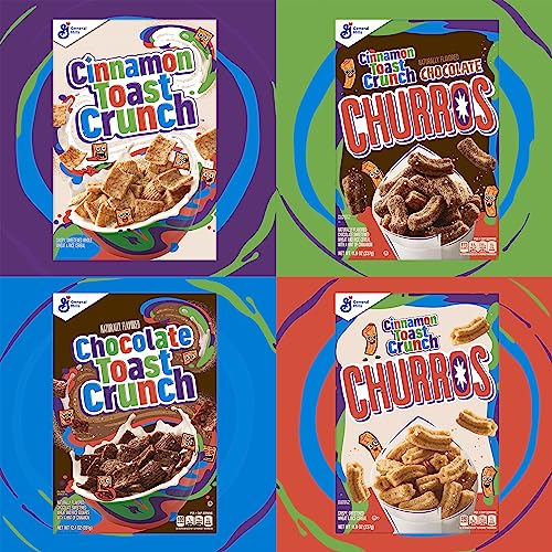 Original Cinnamon Toast Crunch Breakfast Cereal, Crispy Cinnamon Cereal, 12 OZ Cereal Box