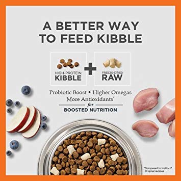 Instinct Raw Boost Small Breed Grain Free Recipe with Real Beef Natural Dry Dog Food, 10 lb. Bag