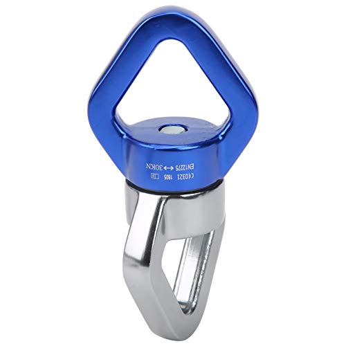 Climbing Safety Swing 360° Rotator Hanging Accessory for Yoga(grey blue)