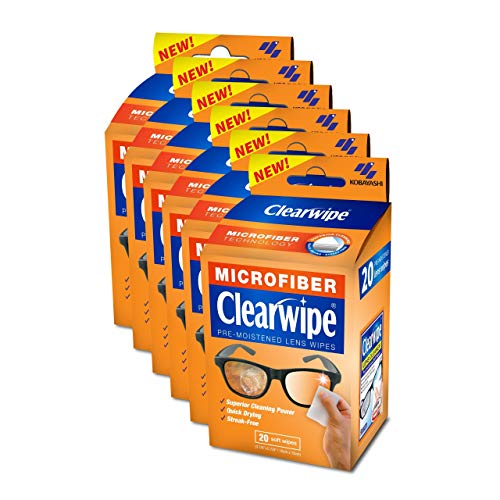 Clearwipe Microfiber Lens Wipes 120 Wipe Value Pack (06000R)