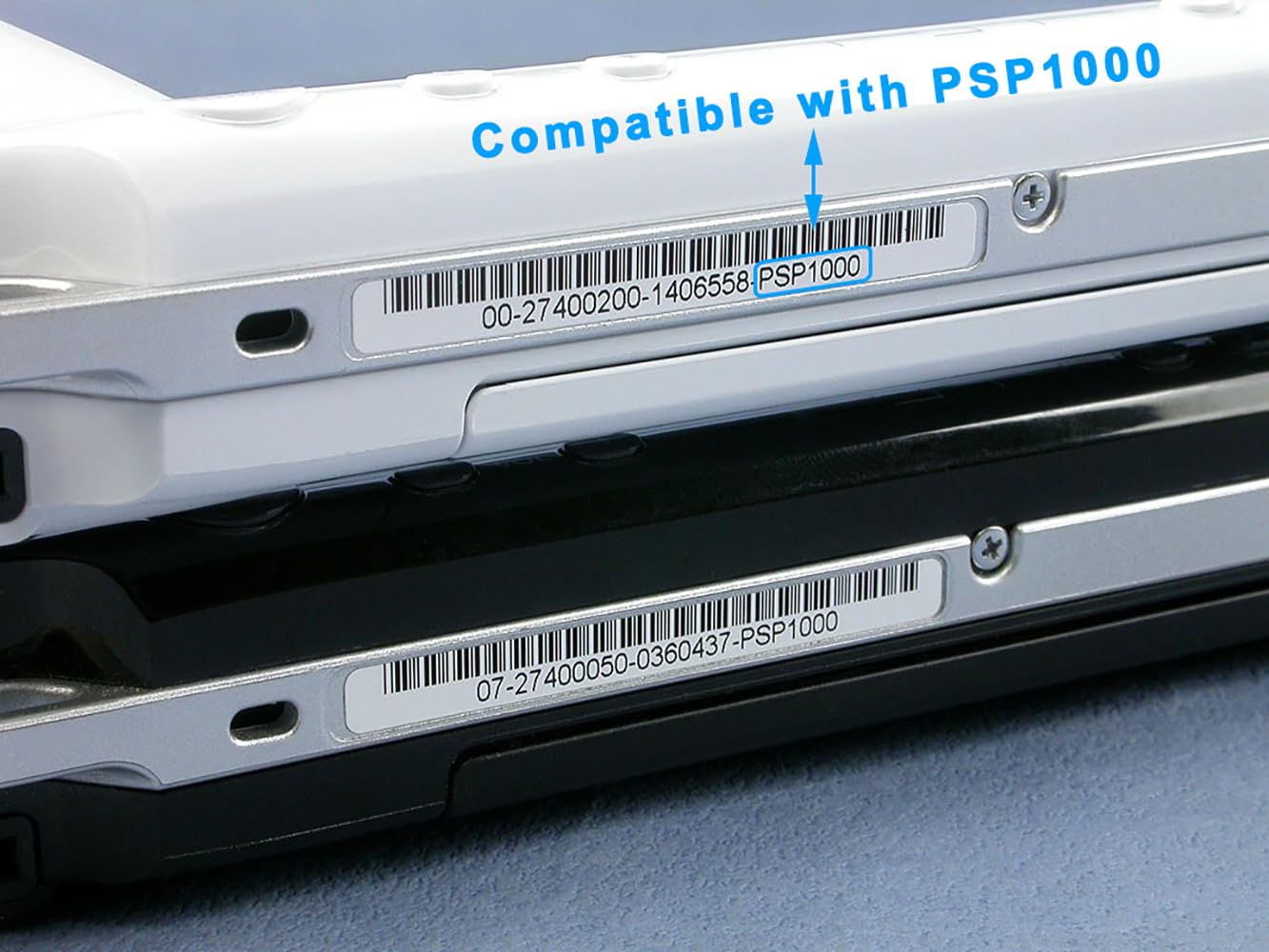 OSTENT Battery Protector Cover Door Repair Parts Replacement for Sony PSP 1000 Console Color White