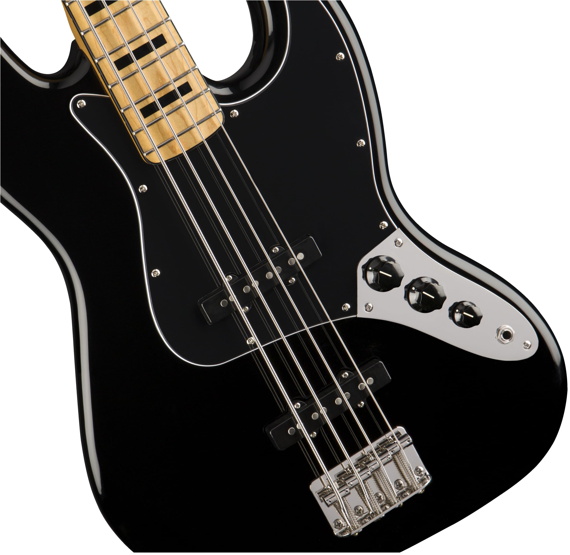 Squier Classic Vibe 70s Jazz Bass, Black, Maple Fingerboard