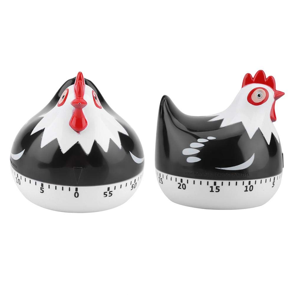 Egg Timer Kitchen Timers Oven Timer, Cooking Timer Kitchen Timer Countdown Clock for Kitchen for Home(black)