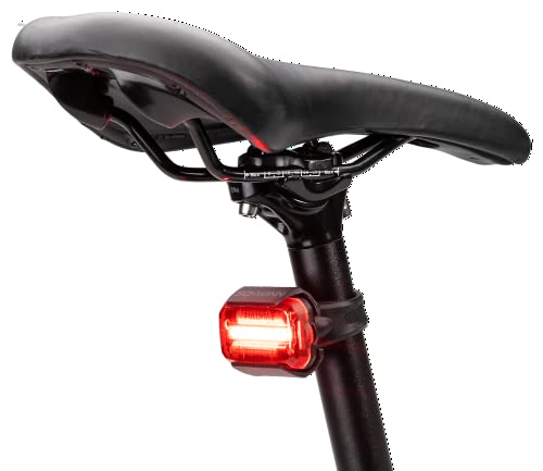 Schwinn LED Bike Light Headlight and Tailight, USB Rechargeable, 300 Lumen Light Set, Black