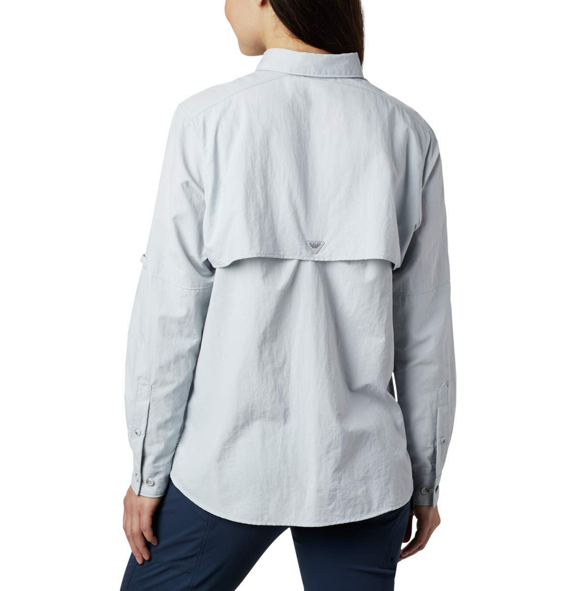 Columbia Women's Standard PFG Bahama II UPF 30 Long Sleeve Fishing Shirt, Cirrus Grey, Small