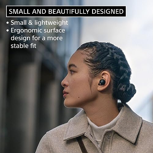 Sony WF-1000XM5 The Best Truly Wireless Bluetooth Noise Canceling Earbuds Headphones with Alexa Built in, Black