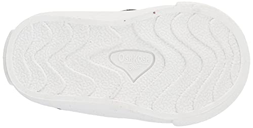 OshKosh B'Gosh Girls Ezma Slip-On Shoe, Navy/White, 10 Toddler