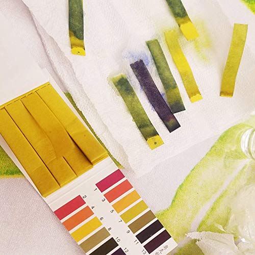 Frattina 2 Set 160 Strips 1-14 PH Litmus Paper Ph Strips Water Cosmetics Soil PH Paper Strips with Control Card