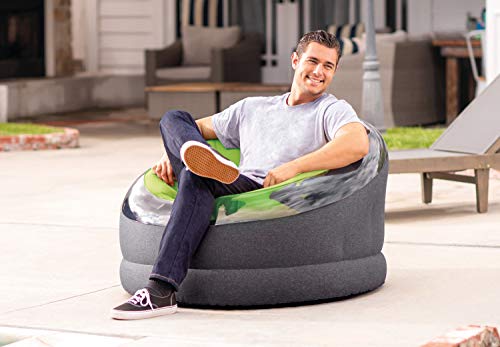 Intex Inflatable Empire Chair, 44" X 43" X 27", Color May Vary, 1 Pack