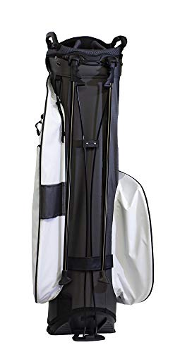 Club Champ Waterproof Stand Golf Bag, White/Black (JR989)