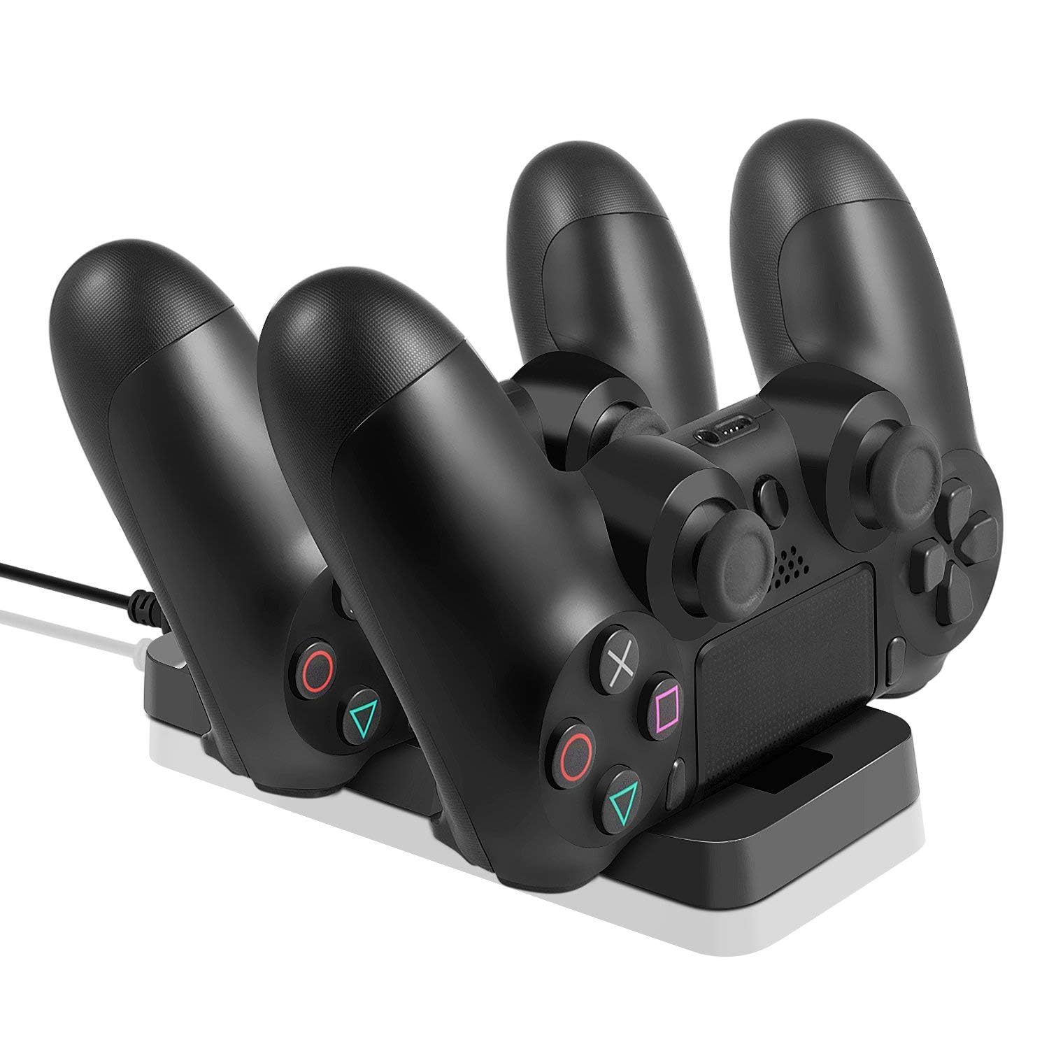 PS4 Controller Charger Dual Charging Station Dock for PlayStation 4 DualShock Controllers(PS4, PS4 Pro, PS4 Slim)