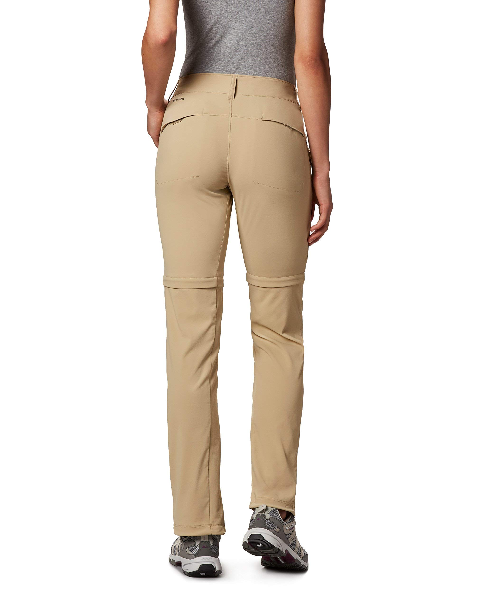 Columbia Women's Saturday Trail II Convertible Pant,British Tan,4 Regular, 4 Regular, British Tan