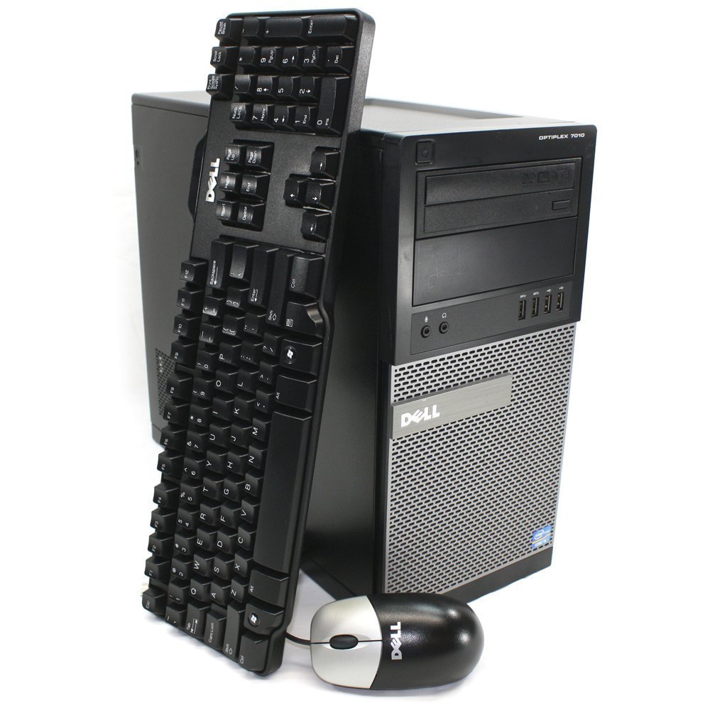 Dell Optiplex 7010 Tower Desktop Computer (Intel Core i3-3220 3.3GHz,8GB DDR3 RAM,1TB HDD,DVD-ROM,Windows 10 Pro 64-Bit) (Renewed)