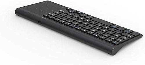 FEDRUI Wireless Mechanical Keyboard with Touchpad Keypad, PC Desktop Gaming Keyboard for Office