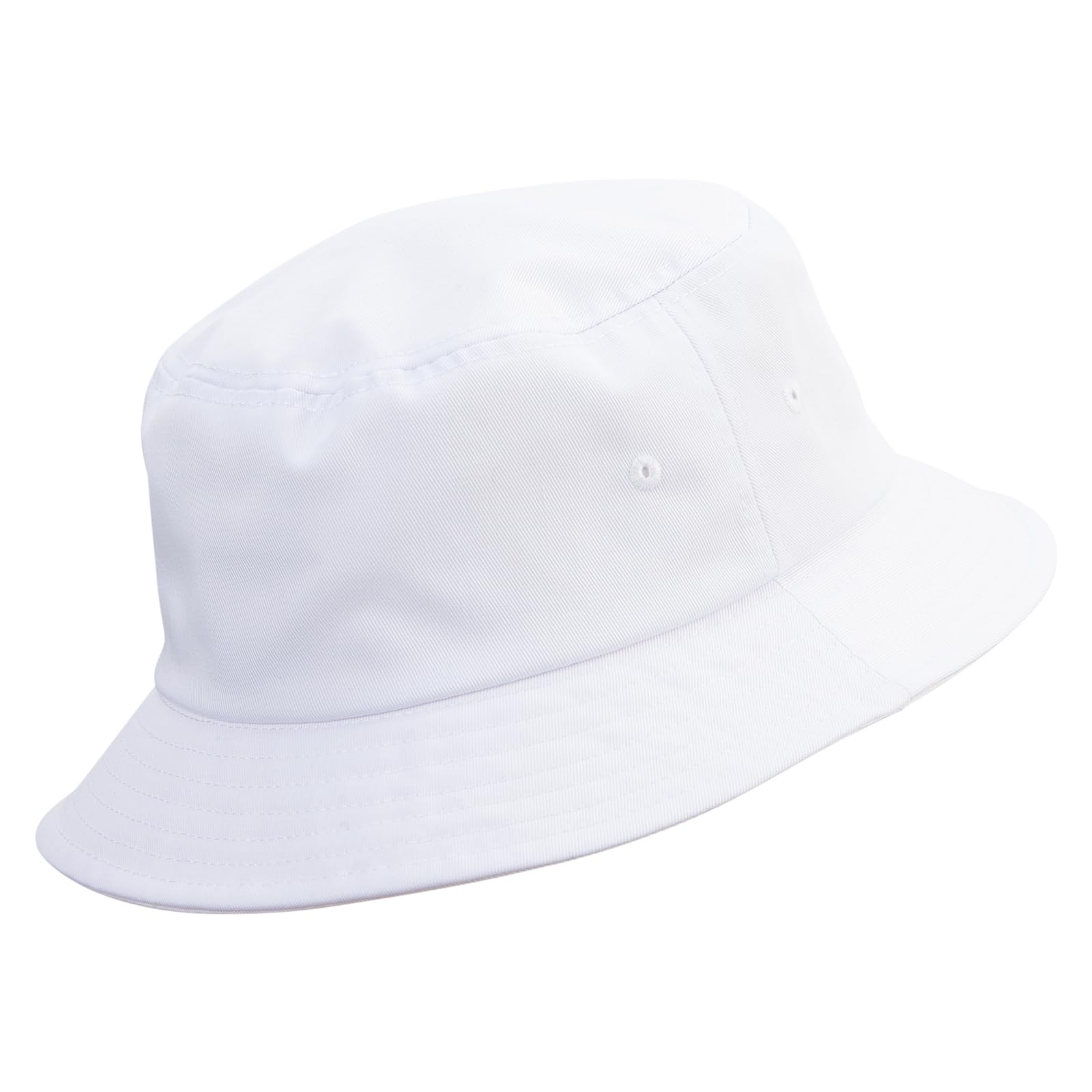 e4Hats.com Big Size Cotton Blend Twill Bucket Hat - White 2XL-3XL