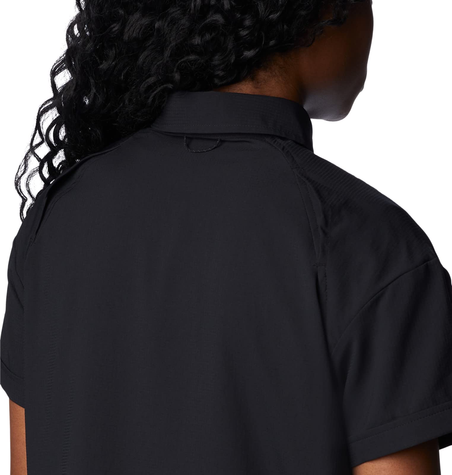 Columbia Women's Silver Ridge Utility Short Sleeve Shirt, Black, X-Large